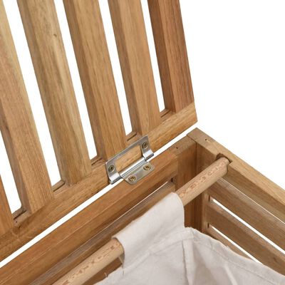 vidaXL Wasmand 45x45x65 cm massief walnotenhout kopen? | vidaXL.nl